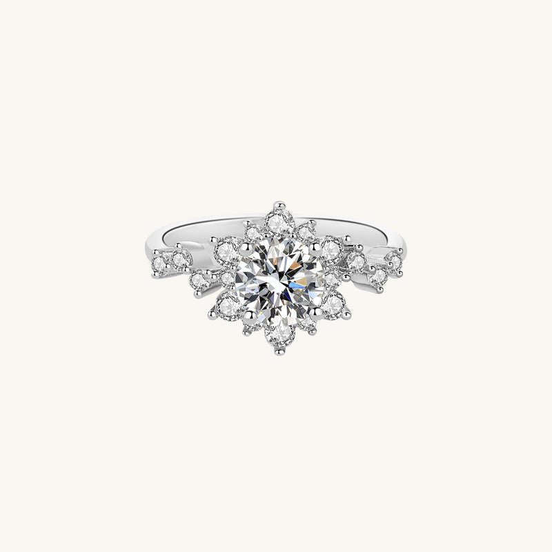 1ct The Lindsey Moissanite Diamond Engagement Ring