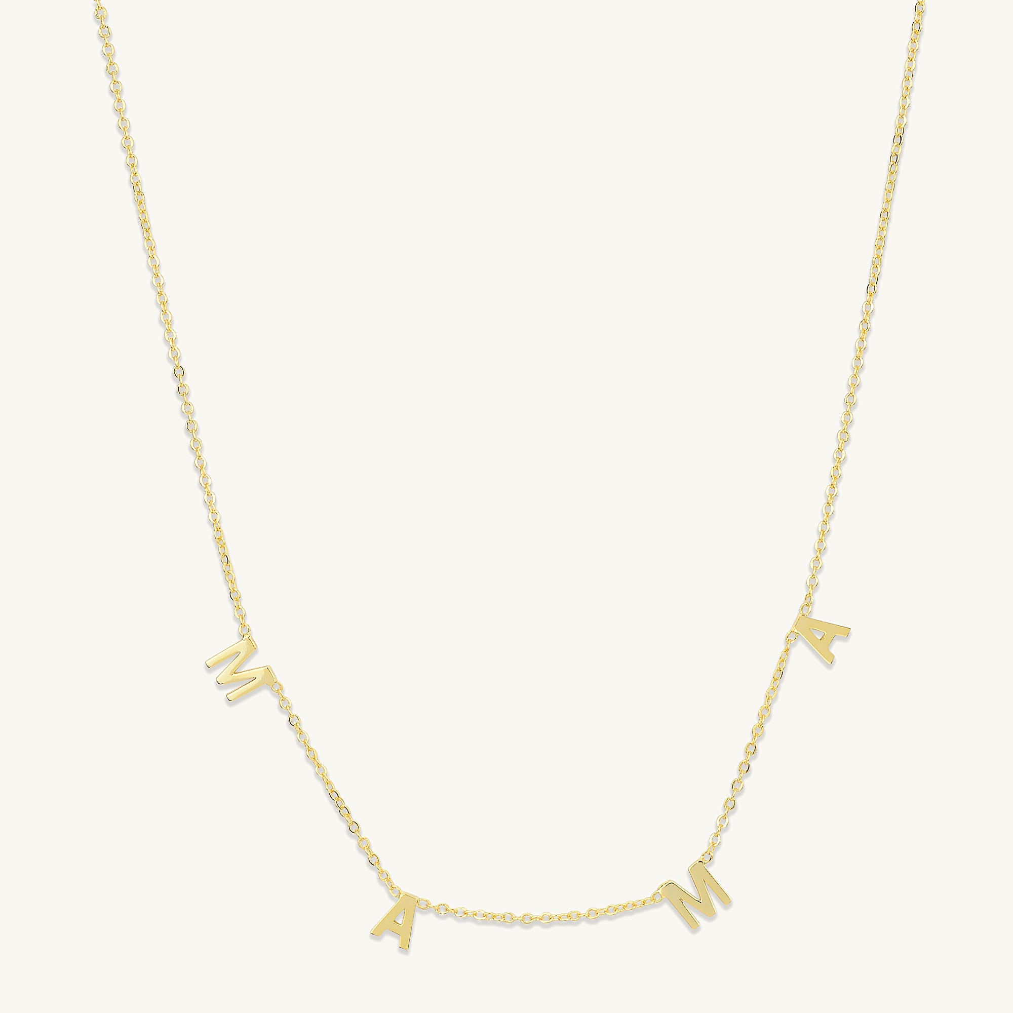 MAMA Letter Necklace | Camile & Stone Jewellery